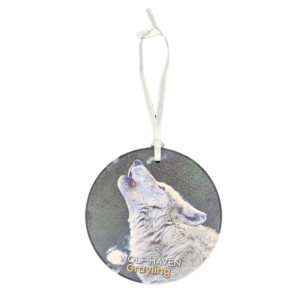Wolf Photo Ceramic Holiday Ornament – Wolf Haven International
